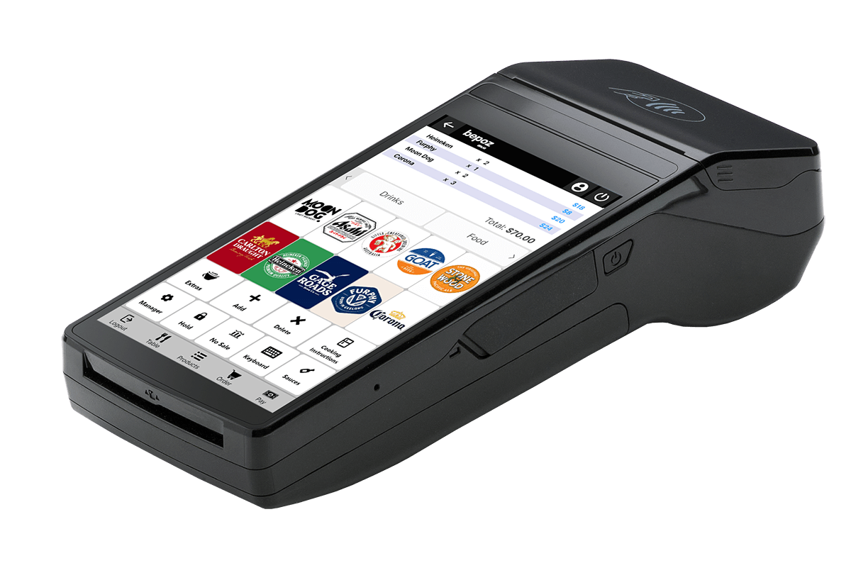 Transform service with mobile POS and payment | Bepoz Pat at Table